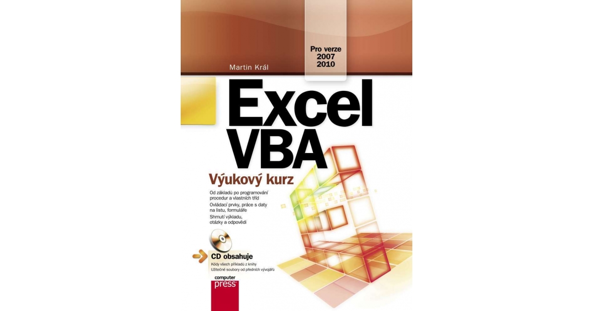 Excel VBA | eKnihy, elektronické knihy, vaše eKNIHOVNA.cz