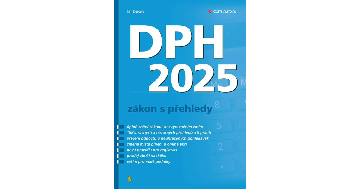 DPH 2025 - zákon s přehledy | eKnihy, elektronické knihy, vaše eKNIHOVNA.cz