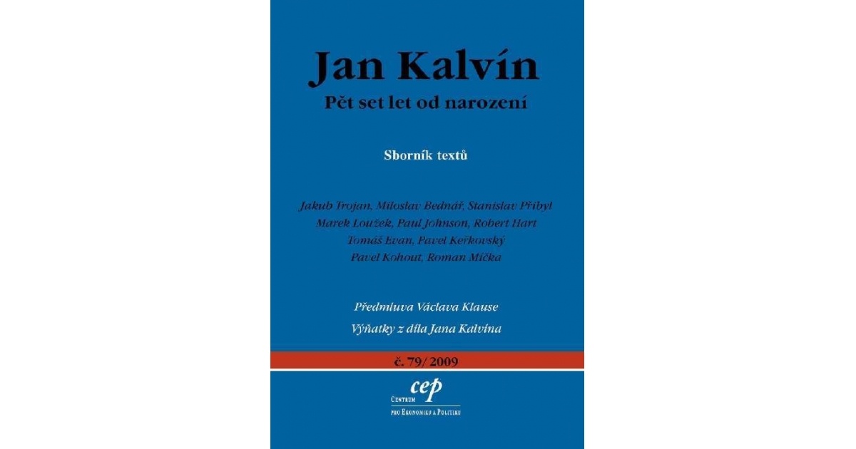 Jan Kalvín: pět set let od narození | eKnihy, elektronické knihy, vaše ...